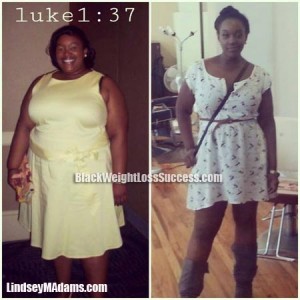 Lindsey lost 126 pounds | Black Weight Loss Success