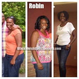 Robin lost 30 pounds | Black Weight Loss Success