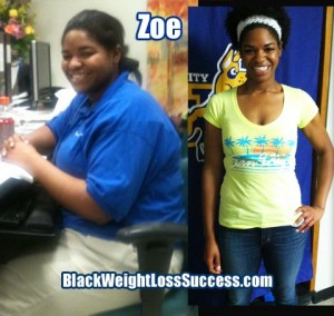 Zoe lost 126 pounds | Black Weight Loss Success