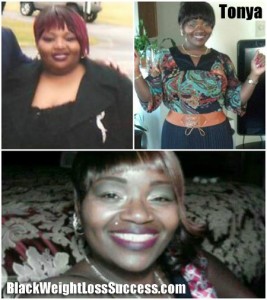 Tonya lost 56 pounds | Black Weight Loss Success
