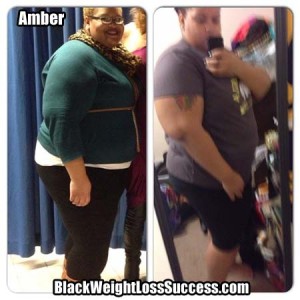 Amber lost 44 pounds | Black Weight Loss Success