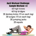 April Workout Challenge - Spring Into Fitness 2014 | Black Weight Loss ...