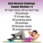 April Workout Challenge - Spring Into Fitness 2014 | Black Weight Loss ...