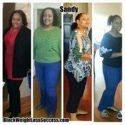 Sandy lost 65 pounds | Black Weight Loss Success