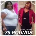 Christal lost 75 pounds | Black Weight Loss Success