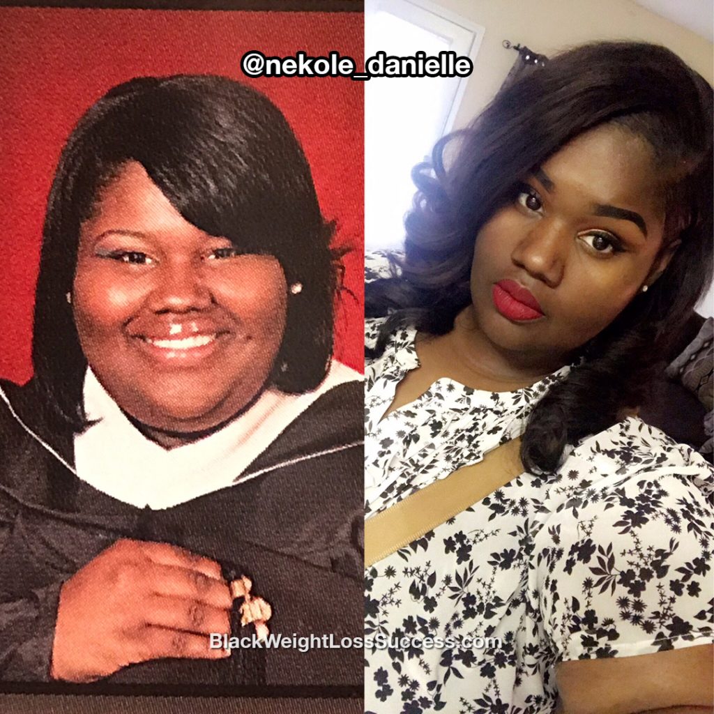 Danielle lost 95 pounds | Black Weight Loss Success