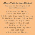 Move it Side to Side Workout Circuit | Black Weight Loss Success