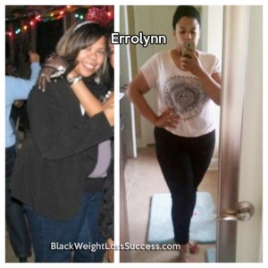 Errolynn lost 73 pounds | Black Weight Loss Success