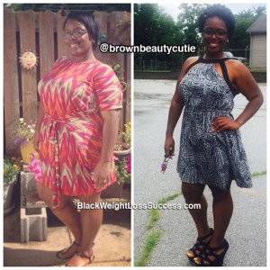 Kayla lost 73 pounds | Black Weight Loss Success