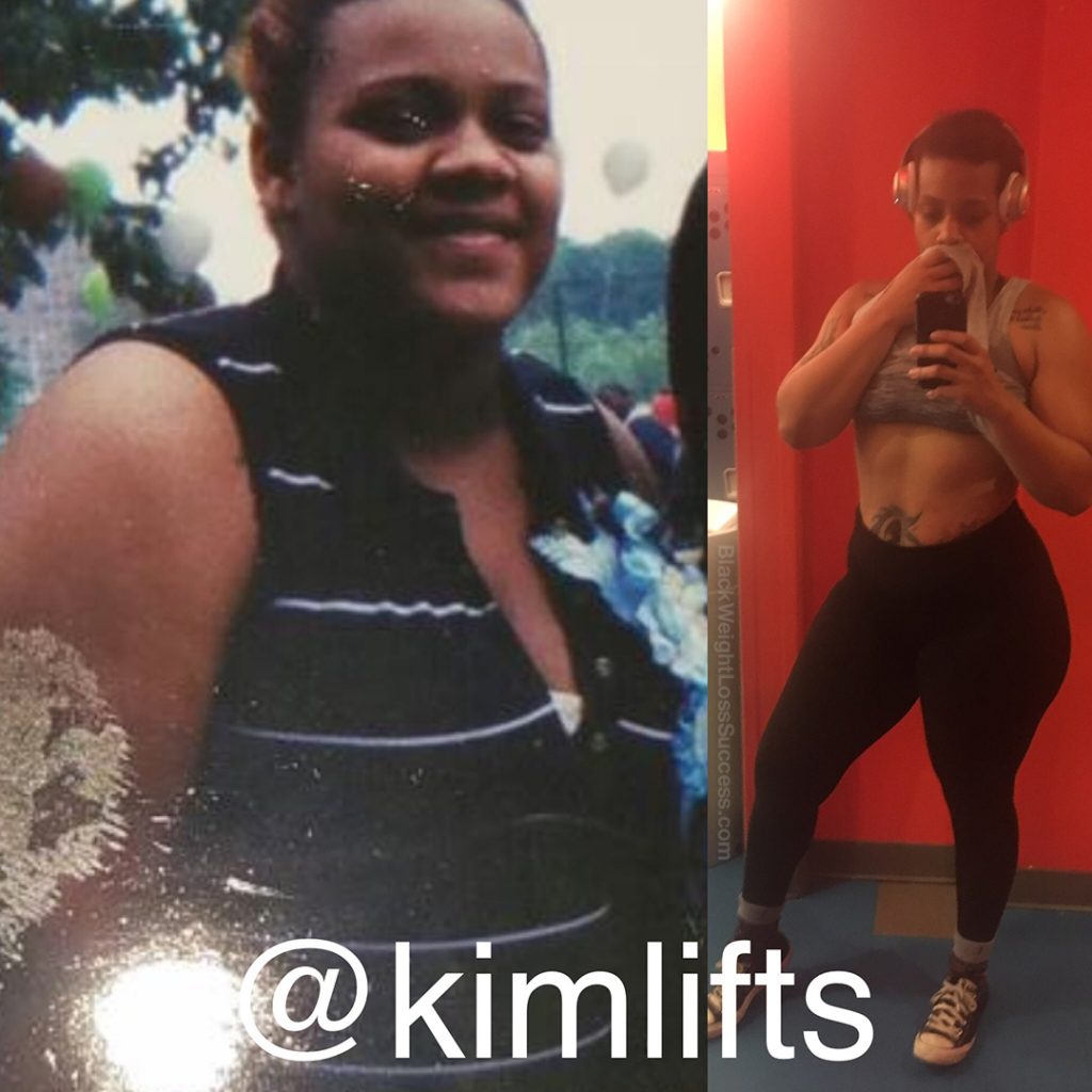 Kim lost 113 pounds | Black Weight Loss Success