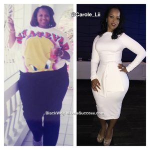 Carole lost 137 pounds - Black Weight Loss Success