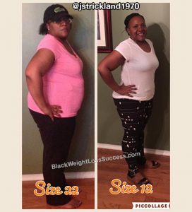 Jeanine lost 63 pounds | Black Weight Loss Success