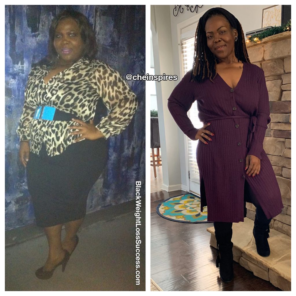 Che lost 126 pounds | Black Weight Loss Success