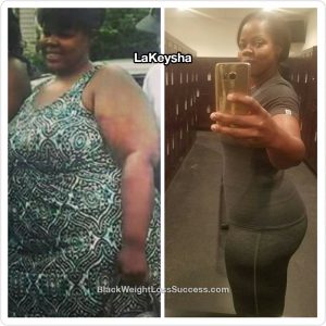 LaKeysha lost 152 pounds | Black Weight Loss Success