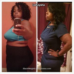 LaKeysha lost 152 pounds | Black Weight Loss Success