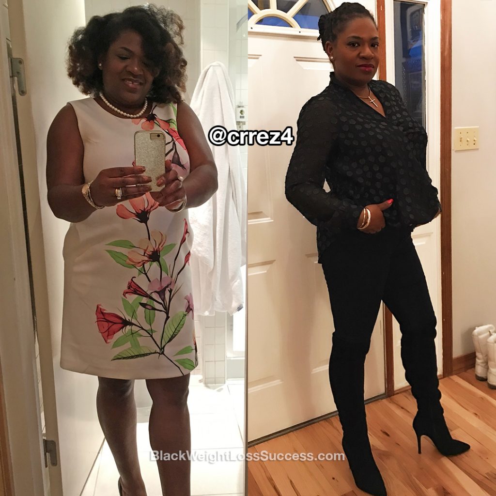 Camille lost 39 pounds | Black Weight Loss Success
