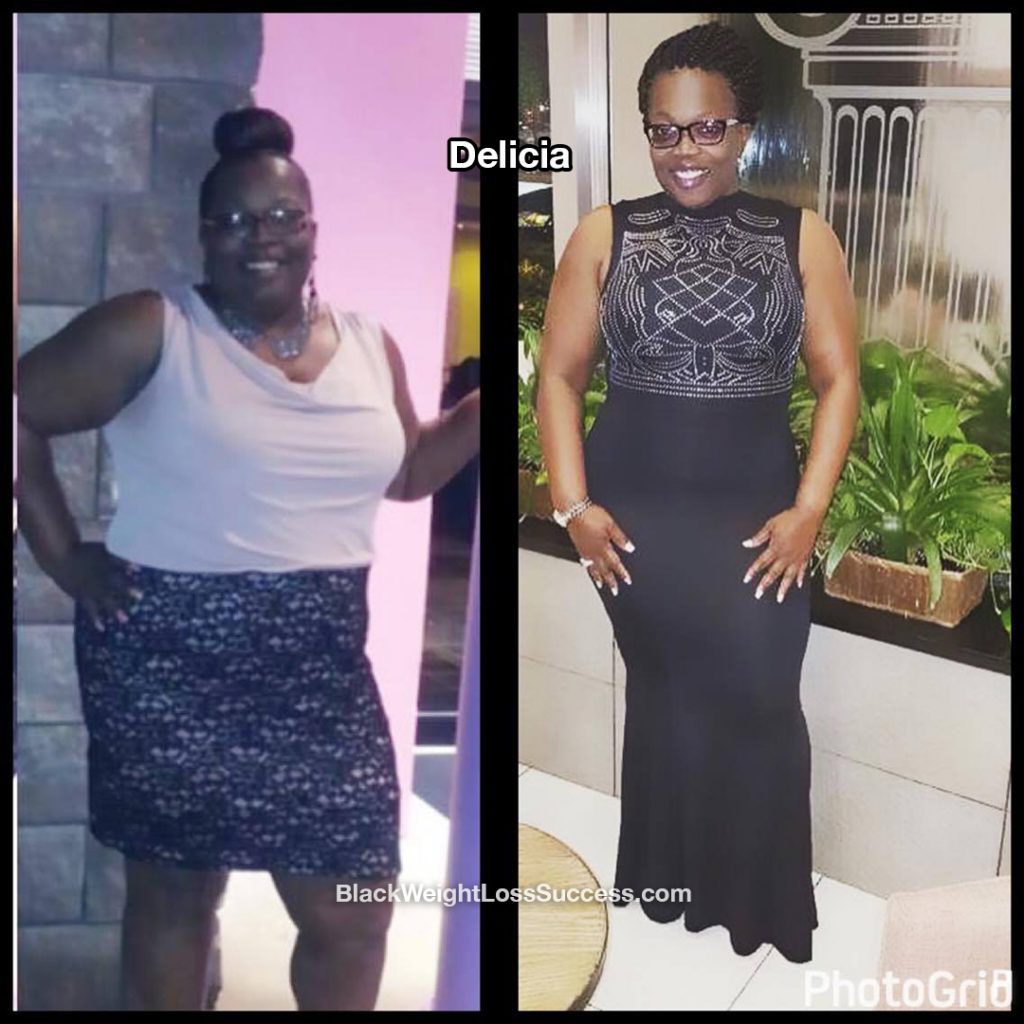 Delicia lost 103 pounds | Black Weight Loss Success