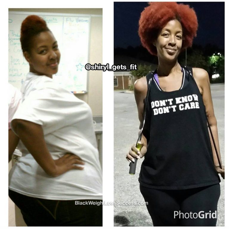 Shiryl lost 172 pounds - Black Weight Loss Success