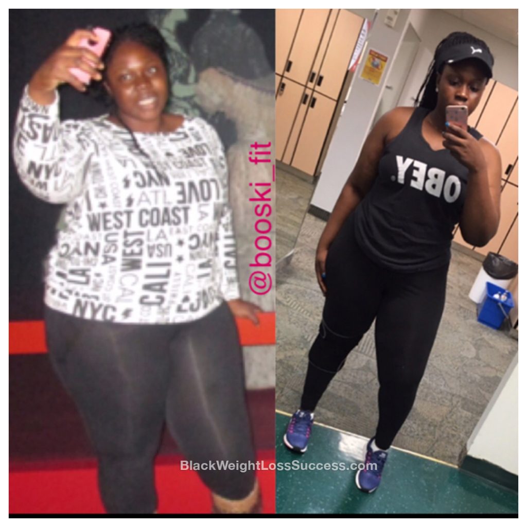 Busola lost 82 pounds - Black Weight Loss Success