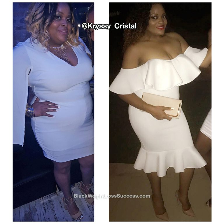 Krystal lost 103 pounds | Black Weight Loss Success