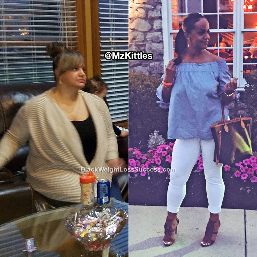 Carrie lost 48 pounds | Black Weight Loss Success