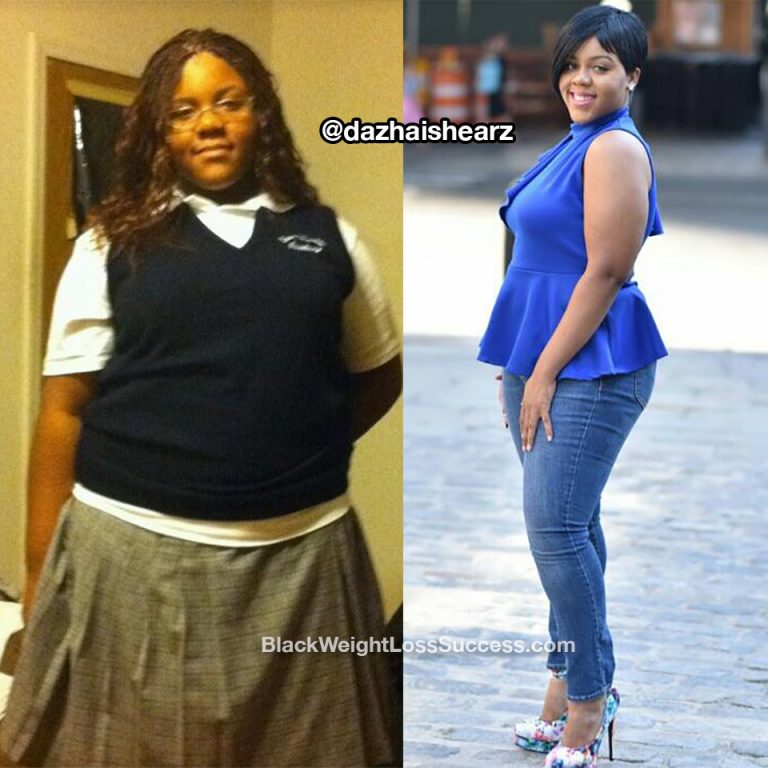 Dazhai lost 57 pounds | Black Weight Loss Success