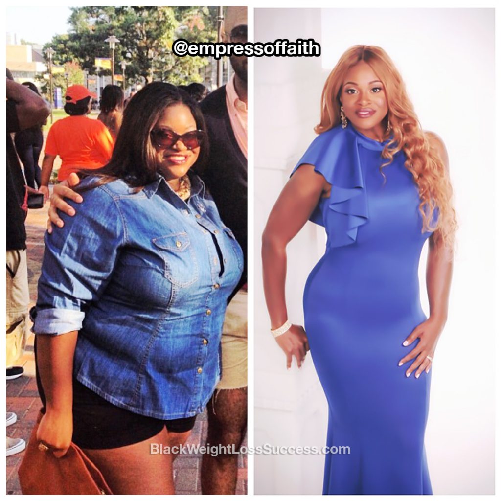 Erika lost 140 pounds | Black Weight Loss Success