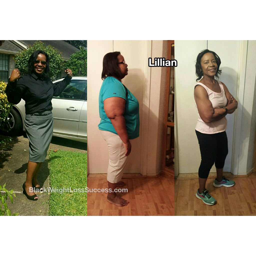Lillian lost 150 pounds | Black Weight Loss Success