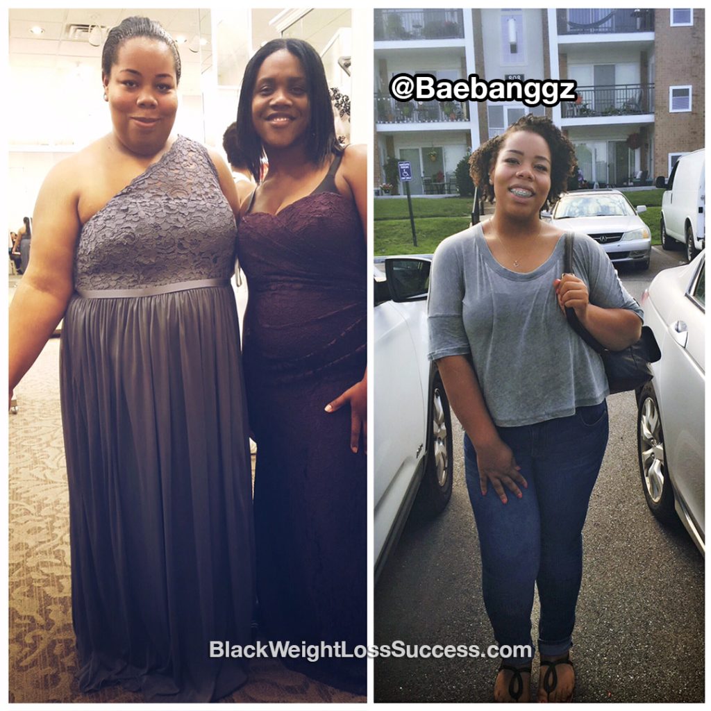 Bria lost 56 pounds | Black Weight Loss Success