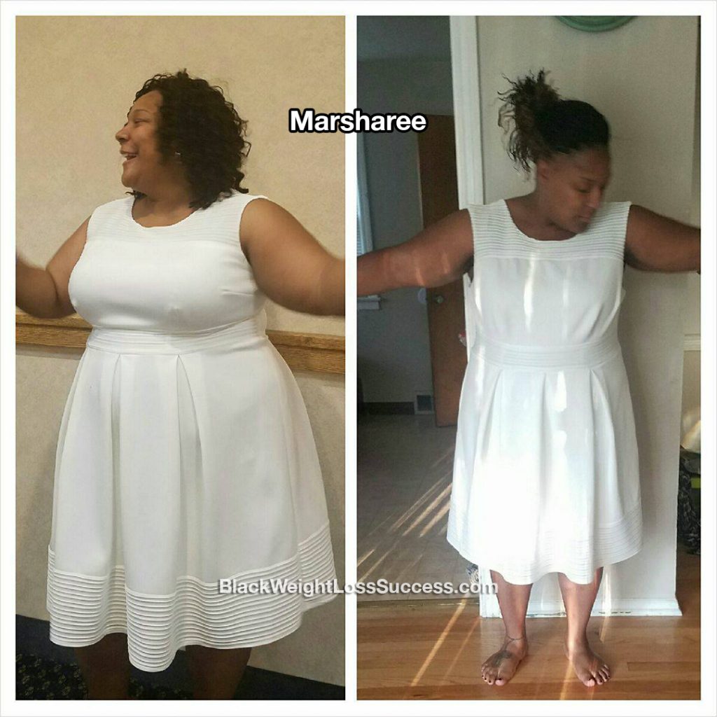Marsharee lost 61 pounds | Black Weight Loss Success