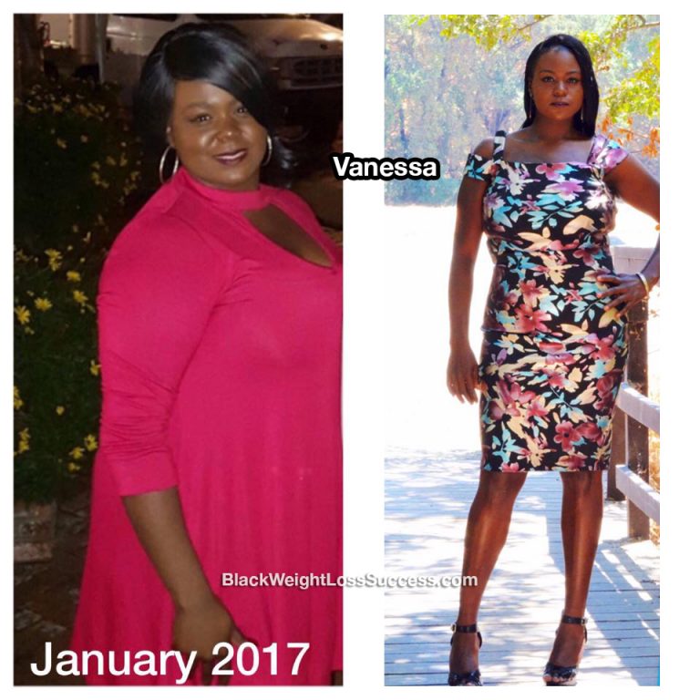 Vanessa lost 80 pounds | Black Weight Loss Success