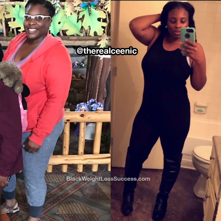 Caressa lost 47 pounds | Black Weight Loss Success