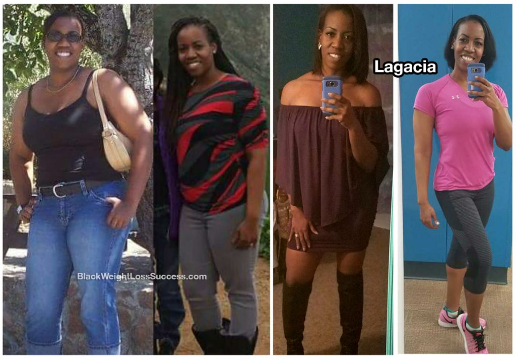 Lagacia lost 58 pounds | Black Weight Loss Success