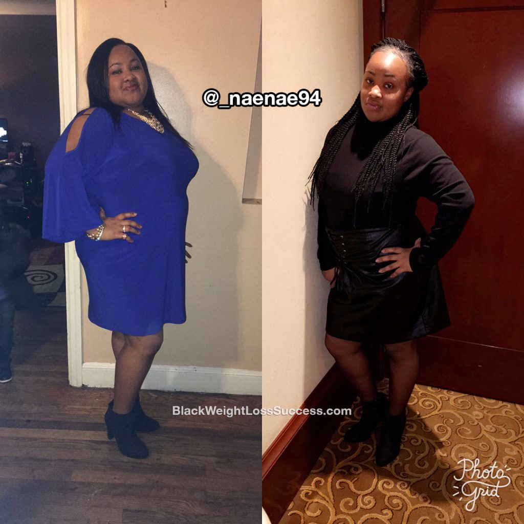 Shanae lost 73 pounds | Black Weight Loss Success
