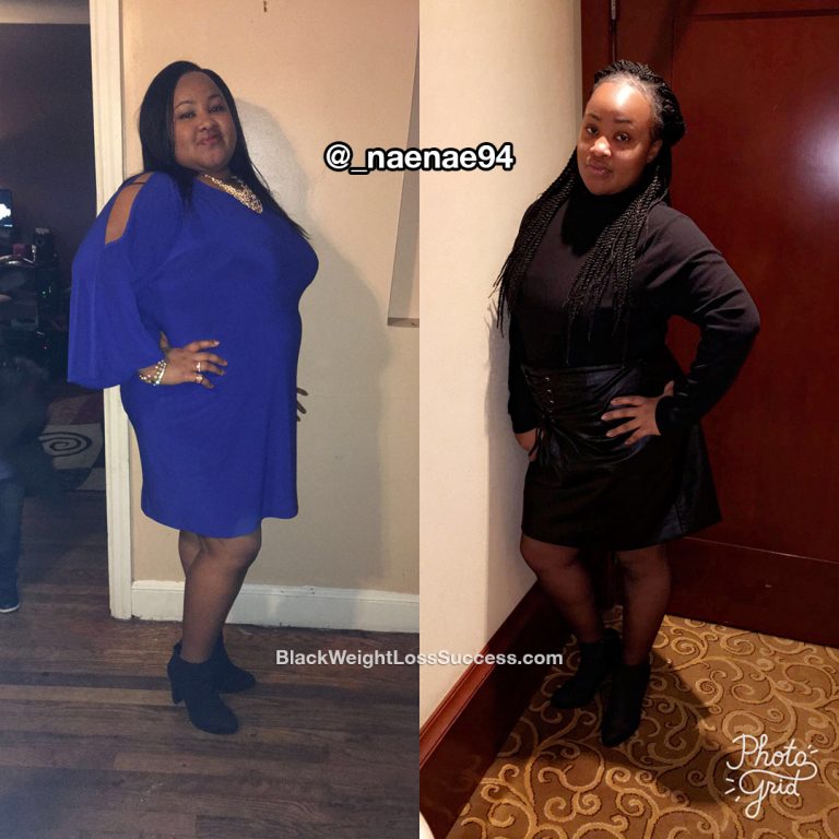 Shanae lost 73 pounds | Black Weight Loss Success