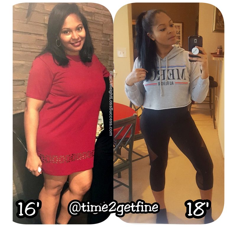 Elena lost 32 pounds | Black Weight Loss Success