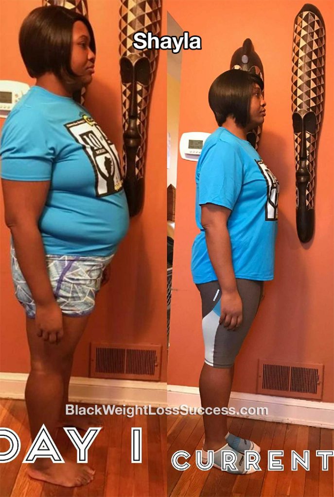 Shayla lost 27 pounds | Black Weight Loss Success
