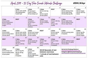 April Time Crunch Intervals Exercise Challenge - Black Weight Loss Success