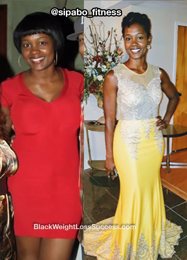 Simone lost 36 pounds | Black Weight Loss Success