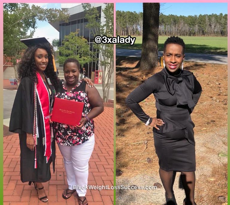 Kenya lost 97 pounds - Black Weight Loss Success