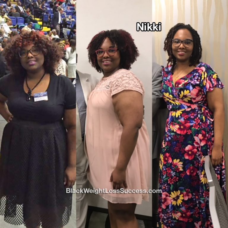 Nikki lost 70 pounds - Black Weight Loss Success