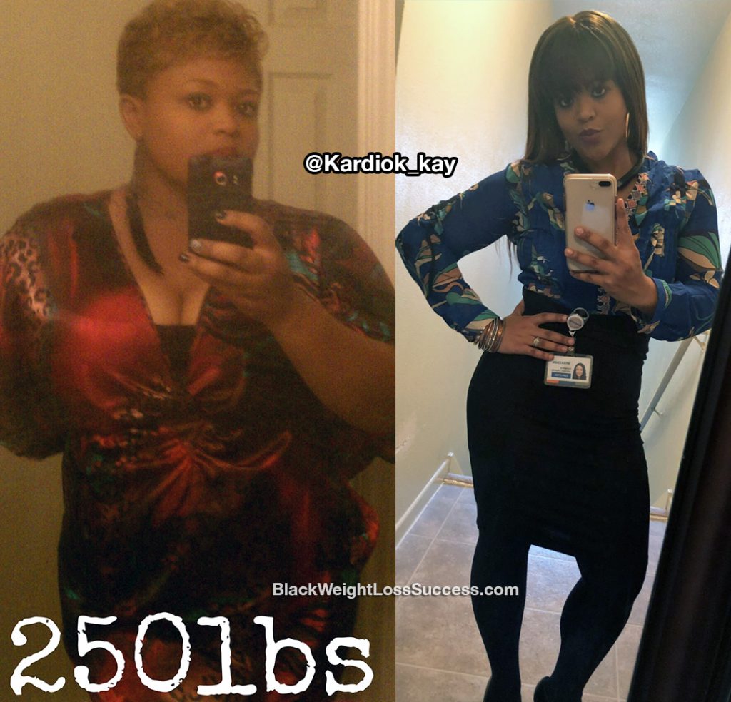 Kanethra lost 77 pounds - Black Weight Loss Success