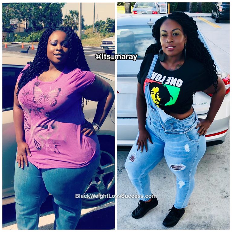 Marea lost 108 pounds - Black Weight Loss Success