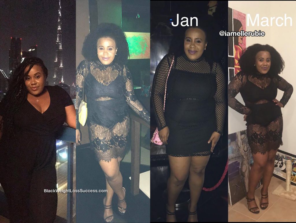 Arielle lost 55 pounds - Black Weight Loss Success