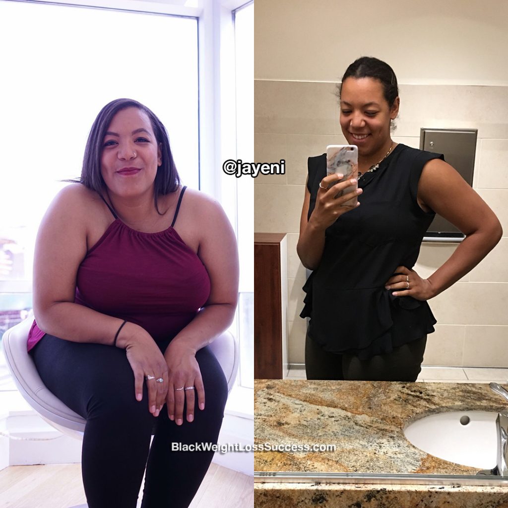 Julia lost 56 pounds - Black Weight Loss Success