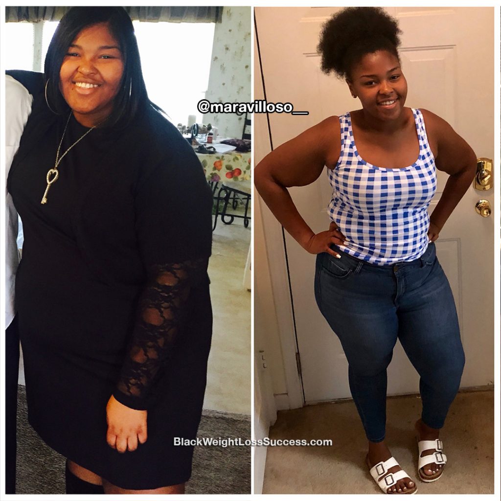 Quashema lost 82 pounds - Black Weight Loss Success