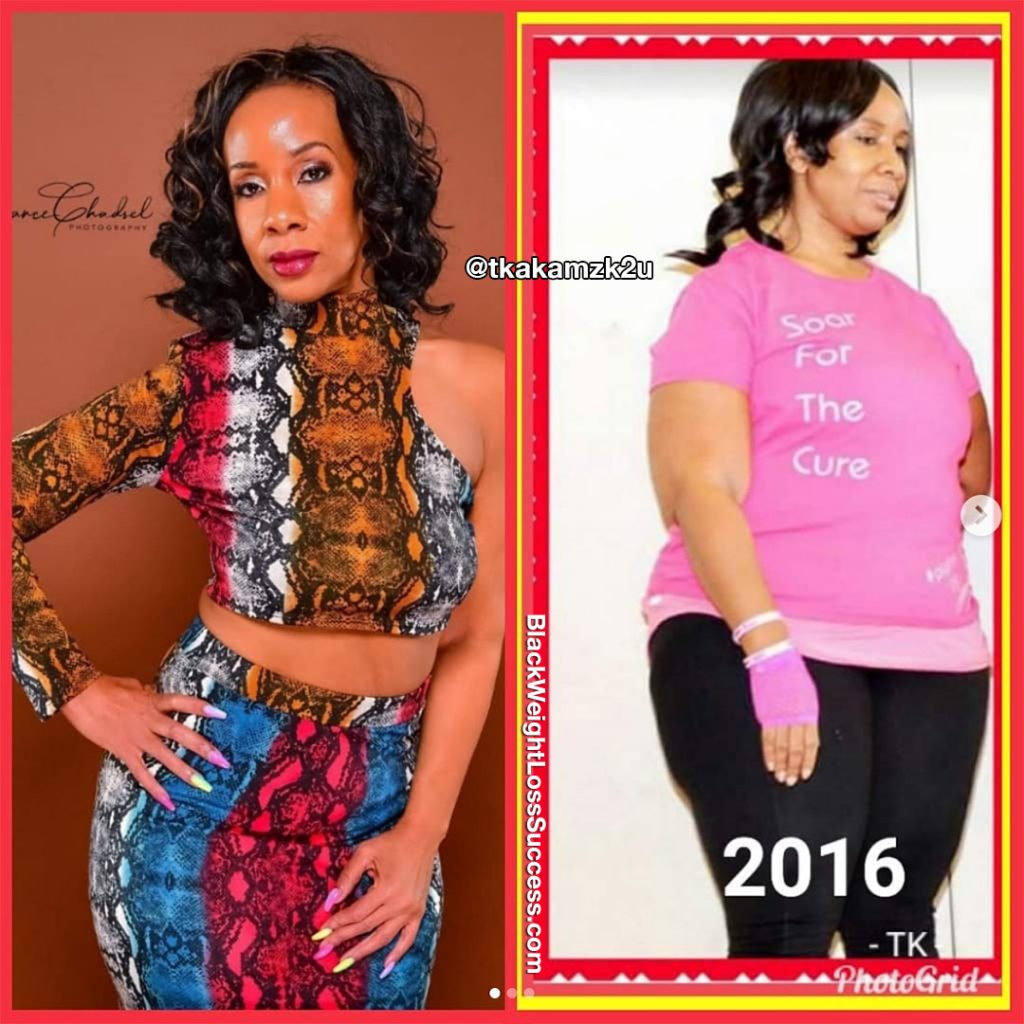 Tina lost 70 pounds - Black Weight Loss Success