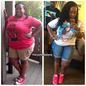 Valisha lost 71 pounds - Black Weight Loss Success