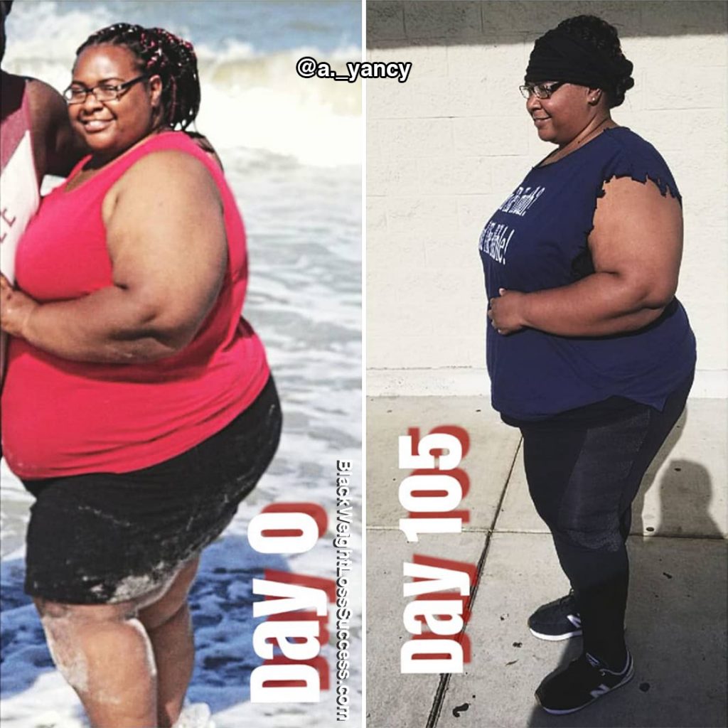 Aye Dee lost 65 pounds - Black Weight Loss Success