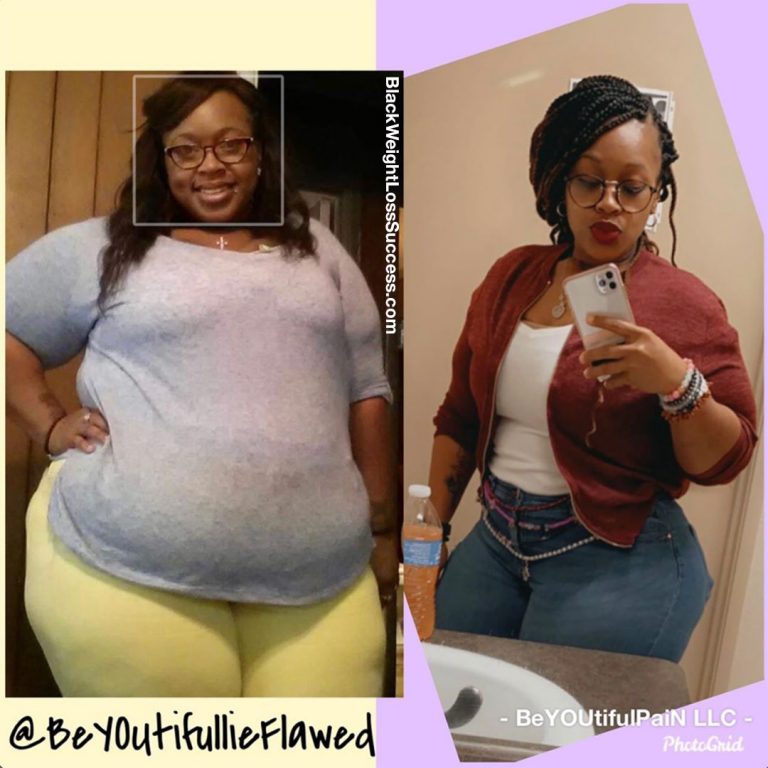 Katt lost 146 pounds - Black Weight Loss Success